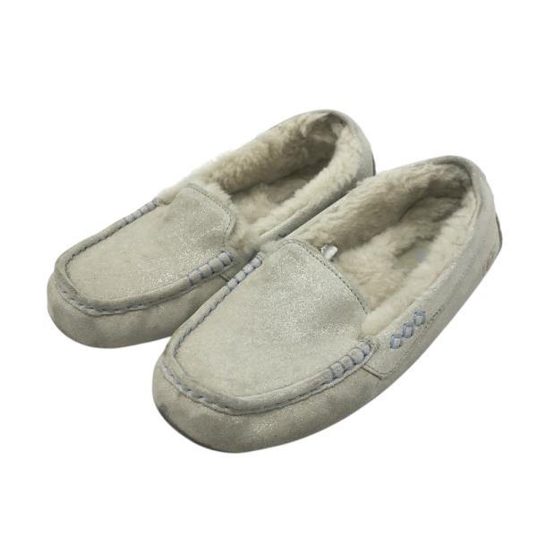 [商品管理番号]240101473264[ブランド]UGG australia アグ オーストラリア[アイテム]スエード ラメ ボア モカシン スリッポン[モデル・品番]1003545 ANSLEY[表記サイズ]26cm[実寸]アウトソール...