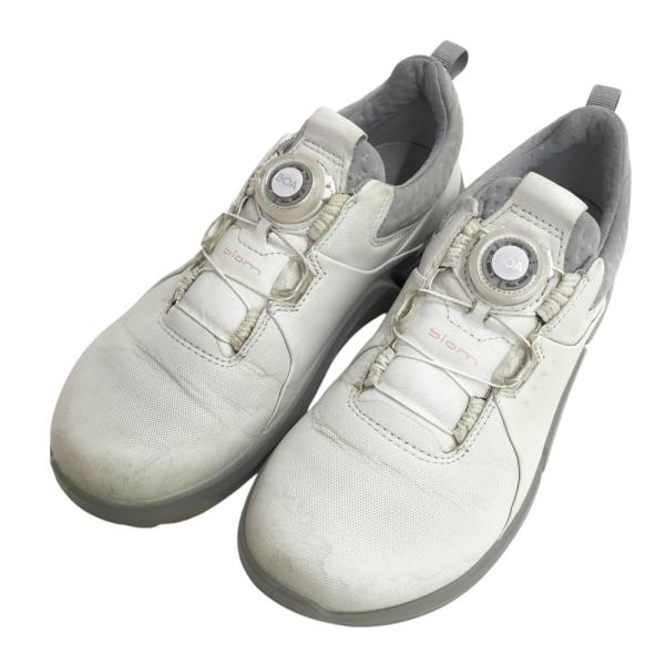 [商品管理番号]240101485190[ブランド]ecco エコー[アイテム]ゴルフシューズ BOA[モデル・品番]10821359021 BIOM H4[表記サイズ]EU 36[実寸]アウトソール全長：27cm / アウトソール最大幅：...