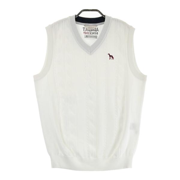 [商品管理番号]240101492467[ブランド]ADABAT アダバット[アイテム]ニットベスト[モデル・品番]MITSUKE KNIT[表記サイズ]48[実寸]肩幅：39cm / 身幅：51cm / 着丈：65cm[状態ランク]B[状...