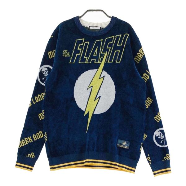 [商品管理番号]240101533036[ブランド]MARK&amp;LONA マークアンドロナ[アイテム]起毛 長袖ニットセーター[モデル・品番]×DC THE FLASH[表記サイズ]48[実寸]肩幅：44cm / 身幅：51cm / ...