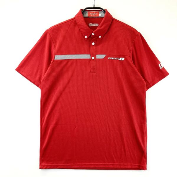 [商品管理番号]240101539710[ブランド]BRIDGESTONE GOLF  ブリヂストンゴルフ[アイテム]半袖ポロシャツ ボタンダウン[モデル・品番]MCSK-3GJ03A[表記サイズ]M[実寸]肩幅：43.0cm / 身幅：5...
