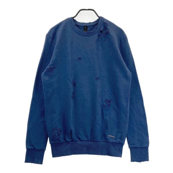 [商品管理番号]240101541908[ブランド]MESSAGERIE メッサジェリエ[アイテム]スウェットトレーナー ダメージ加工[モデル・品番][表記サイズ]L[実寸]肩幅：49cm / 身幅：53cm / 着丈：71.5cm / 袖...