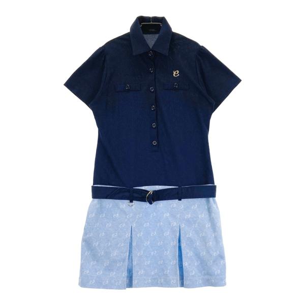 [商品管理番号]240101549173[ブランド]EFFICACE エフィカス[アイテム]半袖ワンピース[モデル・品番][表記サイズ]2[実寸]肩幅：33cm / 身幅：43.5cm / 着丈：84.5cm / 袖丈：17cm[状態ランク...