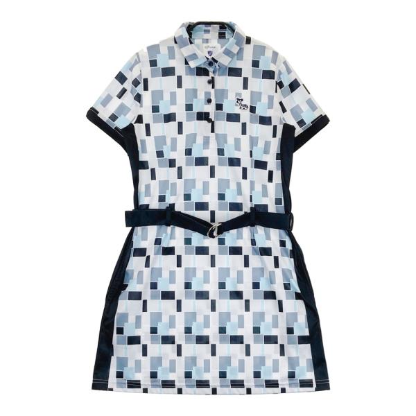 [商品管理番号]240101549174[ブランド]EFFICACE エフィカス[アイテム]半袖ワンピース[モデル・品番][表記サイズ]3[実寸]肩幅：35cm / 身幅：45cm / 着丈：85cm / 袖丈：18.5cm[状態ランク]A...