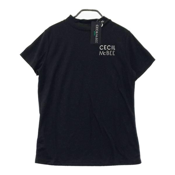 [商品管理番号]240101549965[ブランド]CECIL McBEE green セシルマクビーグリーン[アイテム]ハイネック 半袖Tシャツ[モデル・品番][表記サイズ]2[実寸]肩幅：37.5cm / 身幅：44.5cm / 着丈：...