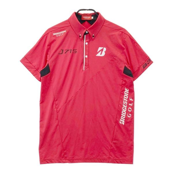 [商品管理番号]240101551096[ブランド]BRIDGESTONE GOLF  ブリヂストンゴルフ[アイテム]半袖ポロシャツ ボタンダウン[モデル・品番][表記サイズ]M[実寸]身幅：49.5cm / 着丈：72cm / 裄丈：39...