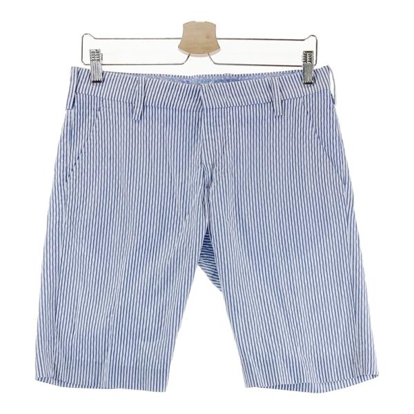 [商品管理番号]240101555780[ブランド]ENTRE AMIS アントレ アミ[アイテム]シアサッカー ストレッチハーフパンツ[モデル・品番]Coroglio[表記サイズ]31[実寸]ウエスト：38cm / 股上：27.5cm /...