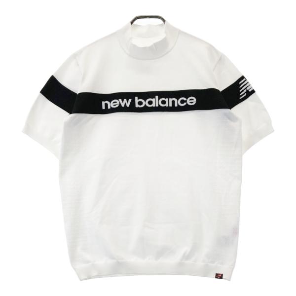 [商品管理番号]240101565863[ブランド]NEW BALANCE GOLF ニューバランス[アイテム]ハイネック半袖ニットセーター[モデル・品番]2023年モデル[表記サイズ]4[実寸]肩幅：41cm / 身幅：50.5cm / ...