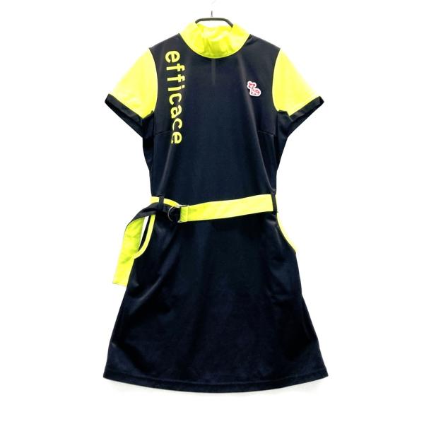 [商品管理番号]240101569396[ブランド]EFFICACE エフィカス[アイテム]半袖ワンピース[モデル・品番][表記サイズ]S[実寸]肩幅：31.5cm / 身幅：41.5cm / 着丈：81.0cm / 袖丈：17.0cm[状...