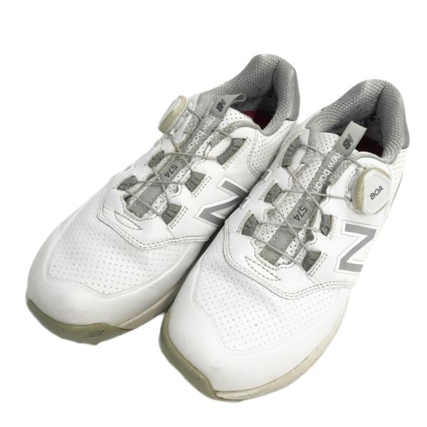 [商品管理番号]240101571816[ブランド]NEW BALANCE GOLF ニューバランス[アイテム]ゴルフシューズ[モデル・品番]WGB574S2 BOA[表記サイズ]23cm[実寸]アウトソール全長：26.5cm / アウトソ...
