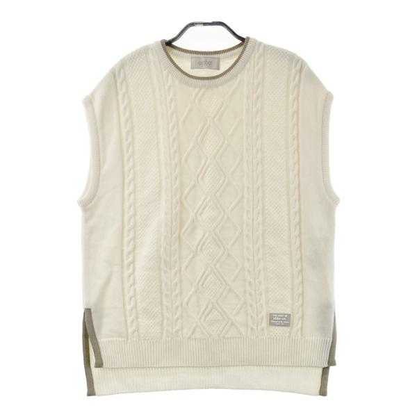 [商品管理番号]240101576110[ブランド]ADABAT アダバット[アイテム]ニットベスト[モデル・品番]×MITSUKE KNIT[表記サイズ]36[実寸]身幅：51.5cm / 着丈：54cm / 裄丈：65.5cm[状態ラン...