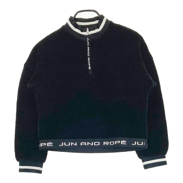 [商品管理番号]240101579209[ブランド]JUN&amp;ROPE ジュン アンド ロペ[アイテム]ハーフジップ長袖プルオーバー[モデル・品番][表記サイズ]S[実寸]身幅：51.5cm / 着丈：46.5cm / 裄丈：68.5...