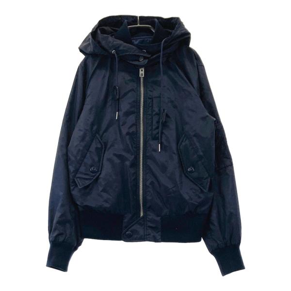 COACH コーチ F58346 フード付 ブルゾン ジャケット MA-1 ネイビー系