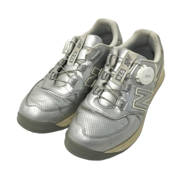 [商品管理番号]240101580294[ブランド]NEW BALANCE GOLF ニューバランス[アイテム]スパイクレスゴルフシューズ[モデル・品番]WGBS574S/574 v3 SL BOA[表記サイズ]24.5[実寸]アウトソール...
