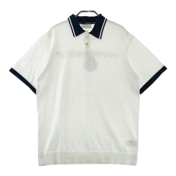 [商品管理番号]240101594096[ブランド]HYPEGOLF ハイプゴルフ[アイテム]半袖 ニットポロシャツ[モデル・品番][表記サイズ]L[実寸]肩幅：46.5cm / 身幅：53cm / 着丈：72cm / 袖丈：24.5cm[...