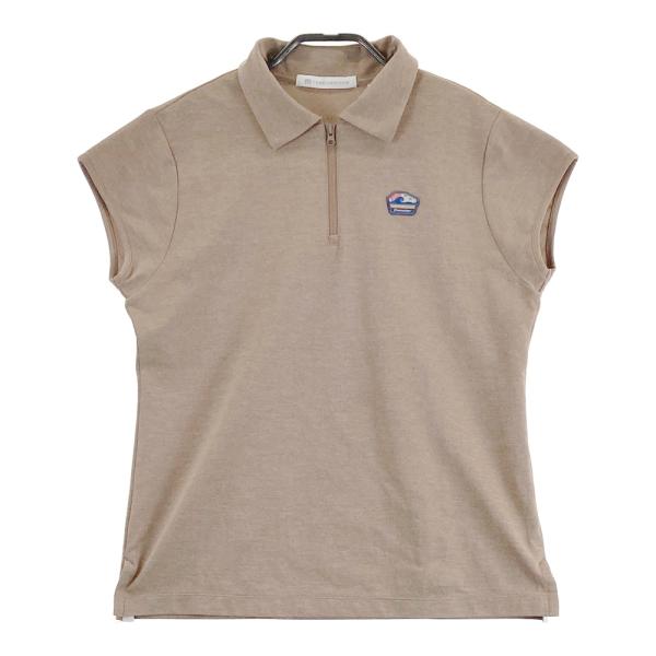 [商品管理番号]240101599692[ブランド]TRAVIS MATHEW トラビスマシュー[アイテム]ハーフジップ半袖ポロシャツ[モデル・品番][表記サイズ]L[実寸]肩幅：40cm / 身幅：50cm / 着丈：60cm / 袖丈：...