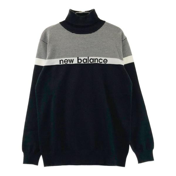 [商品管理番号]240101600786[ブランド]NEW BALANCE GOLF ニューバランス[アイテム]タートル ニット セーター[モデル・品番]2023年[表記サイズ]4[実寸]肩幅：43cm / 身幅：49.5cm / 着丈：6...