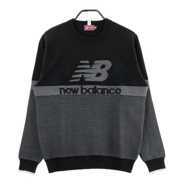 [商品管理番号]240101601558[ブランド]NEW BALANCE GOLF ニューバランス[アイテム]長袖 ニットセーター[モデル・品番]2023年モデル[表記サイズ]4[実寸]肩幅：41.5cm / 身幅：53cm / 着丈：6...