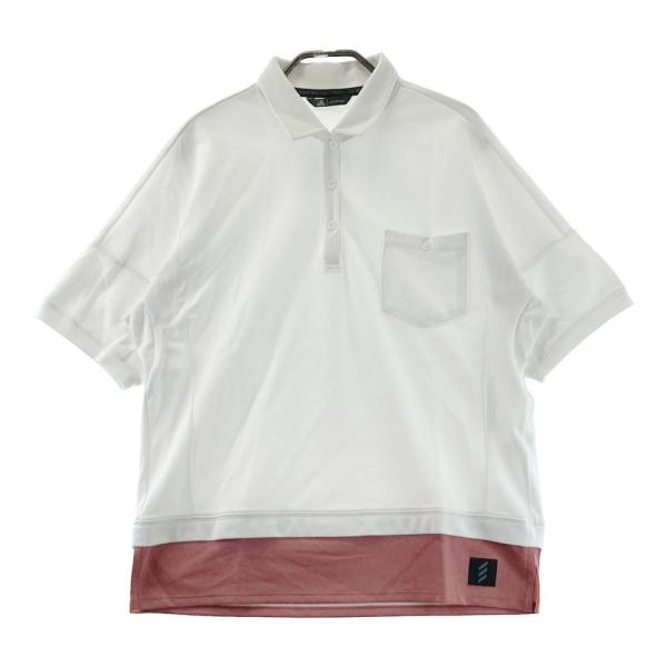[商品管理番号]240101601930[ブランド]ADIDAS GOLF アディダスゴルフ[アイテム]半袖ポロシャツ[モデル・品番]ADICROSS[表記サイズ]OT[実寸]身幅：53.5cm / 着丈：65.5cm / 裄丈：49.5c...