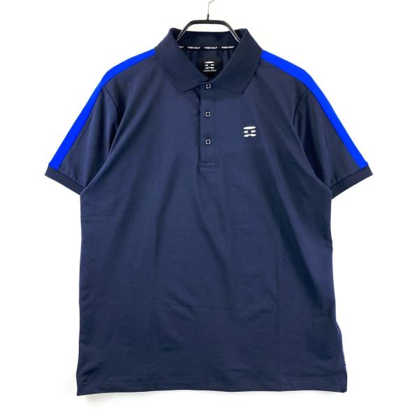 [商品管理番号]240101608953[ブランド]FIDES GOLF フィデスゴルフ[アイテム]半袖ポロシャツ[モデル・品番][表記サイズ]L[実寸]肩幅：45.0cm / 身幅：55.5cm / 着丈：69.0cm / 袖丈：22.5...