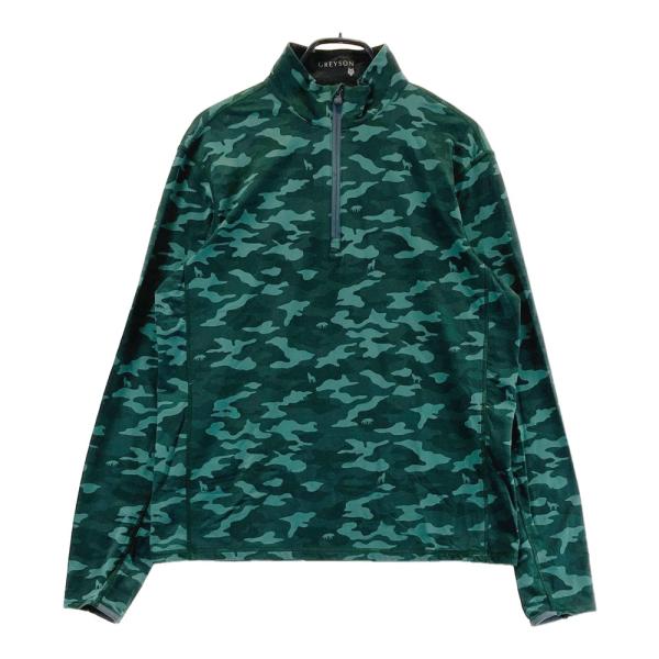 [商品管理番号]240101622859[ブランド]GREYSON グレイソン[アイテム]ハーフジップ 長袖Tシャツ[モデル・品番][表記サイズ]M[実寸]肩幅：48cm / 身幅：55.5cm / 着丈：67.5cm / 袖丈：67cm[...