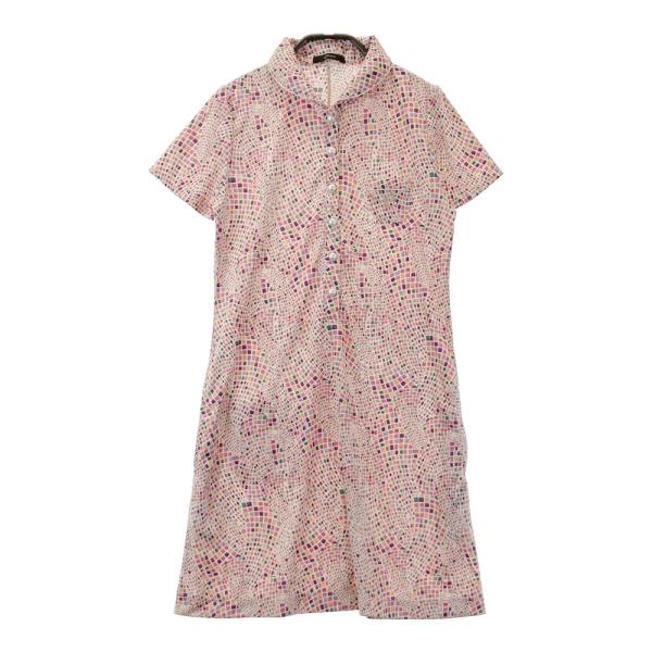 [商品管理番号]240101624633[ブランド]EFFICACE エフィカス[アイテム]半袖ポロワンピース ラインストーン[モデル・品番][表記サイズ]1[実寸]肩幅：32.5cm / 身幅：42.5cm / 着丈：82.5cm / 袖...