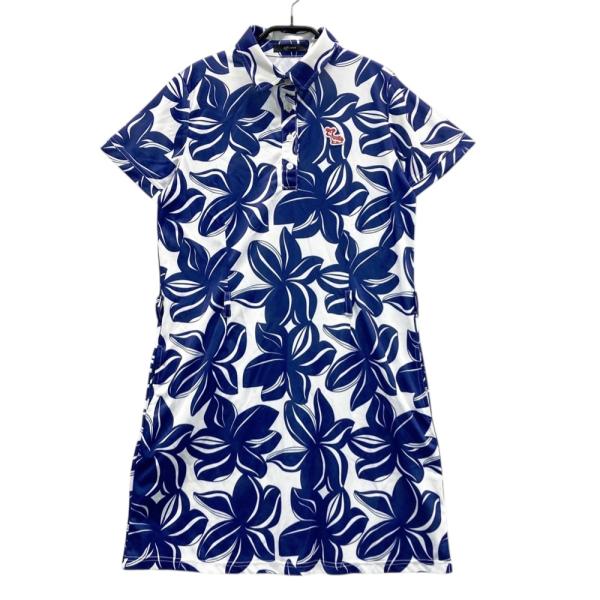 [商品管理番号]240101624637[ブランド]EFFICACE エフィカス[アイテム]半袖ポロワンピース ワッペン[モデル・品番][表記サイズ]M[実寸]肩幅：33.5cm / 身幅：44.5cm / 着丈：83.5cm / 袖丈：1...