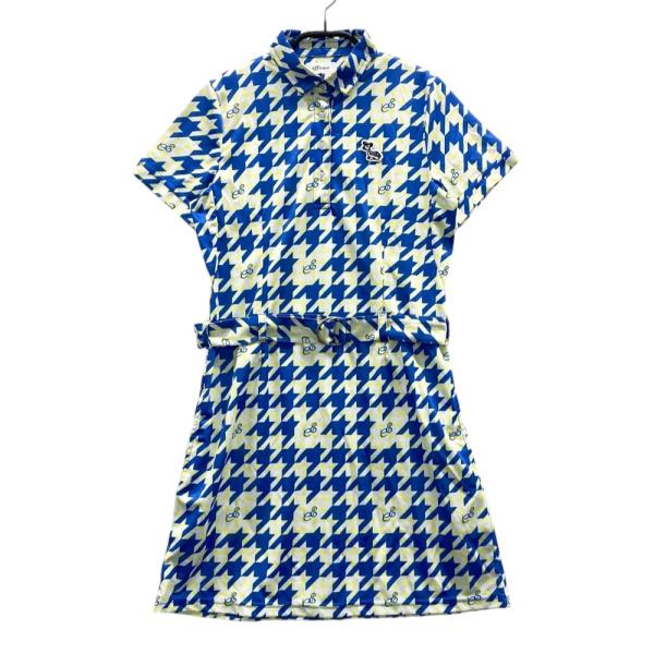 [商品管理番号]240101624638[ブランド]EFFICACE エフィカス[アイテム]半袖ポロワンピース ワッペン[モデル・品番][表記サイズ]2/M[実寸]肩幅：33.0cm / 身幅：43.5cm / 着丈：83.0cm / 袖丈...