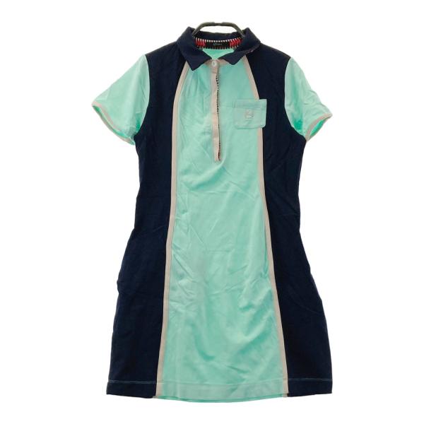 [商品管理番号]240101624641[ブランド]EFFICACE エフィカス[アイテム]半袖ポロワンピース ラインストーン[モデル・品番][表記サイズ]S[実寸]肩幅：30.5cm / 身幅：40.5cm / 着丈：73.5cm / 袖...