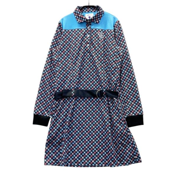 [商品管理番号]240101624645[ブランド]EFFICACE エフィカス[アイテム]長袖ポロワンピース ワッペン[モデル・品番][表記サイズ]3[実寸]肩幅：34.5cm / 身幅：45.0cm / 着丈：87.0cm / 袖丈：5...