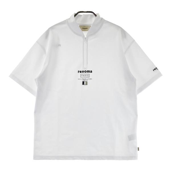 [商品管理番号]240101626198[ブランド]RENOMA GOLF レノマゴルフ[アイテム]ハーフジップ半袖Tシャツ[モデル・品番][表記サイズ]S[実寸]肩幅：51cm / 身幅：53.5cm / 着丈：66.5cm / 袖丈：2...