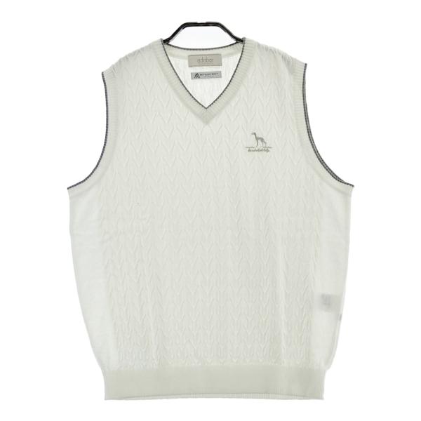 [商品管理番号]240101632490[ブランド]ADABAT アダバット[アイテム]ニットベスト[モデル・品番]MITSUKE KNIT[表記サイズ]48[実寸]肩幅：39.5cm / 身幅：56.5cm / 着丈：63.5cm[状態ラ...