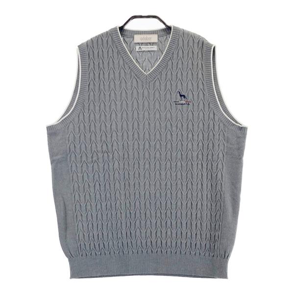 [商品管理番号]240101632491[ブランド]ADABAT アダバット[アイテム]ニットベスト[モデル・品番]MITSUKE KNIT[表記サイズ]48[実寸]肩幅：38.5cm / 身幅：55.5cm / 着丈：65cm[状態ランク...