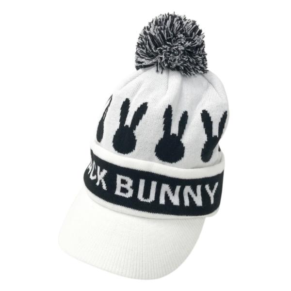 [商品管理番号]240101634594[ブランド]JACK BUNNY ジャックバニー[アイテム]ぽんぽん付きニットキャップ ニット帽[モデル・品番]2025年モデル[表記サイズ]F[実寸]平置き 頭周り直径：21.5cm[状態ランク]N...