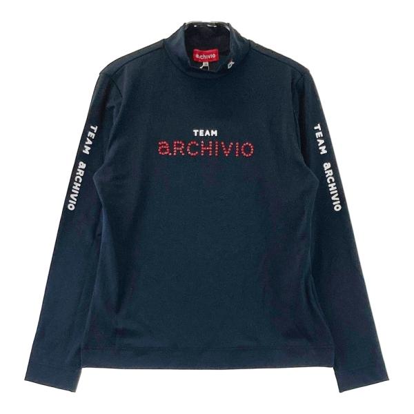 [商品管理番号]240101638901[ブランド]ARCHIVIO アルチビオ[アイテム]ストーンロゴ モックネック長袖Tシャツ[モデル・品番]2024年モデル[表記サイズ]38[実寸]肩幅：36.5cm / 身幅：44.5cm / 着丈...