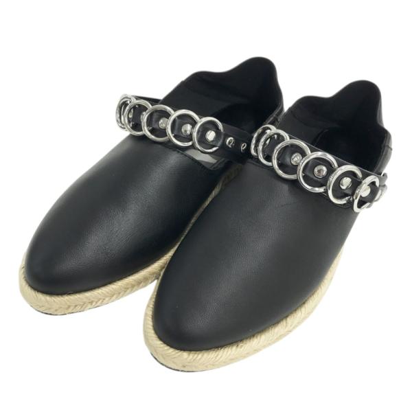 [商品管理番号]240101650663[ブランド]DIESEL ディーゼル[アイテム]エスパドリーユ レザースリッポン[モデル・品番]S-LIMA[表記サイズ]37[実寸]アウトソール全長：26.5cm / アウトソール最大幅：8.5cm...