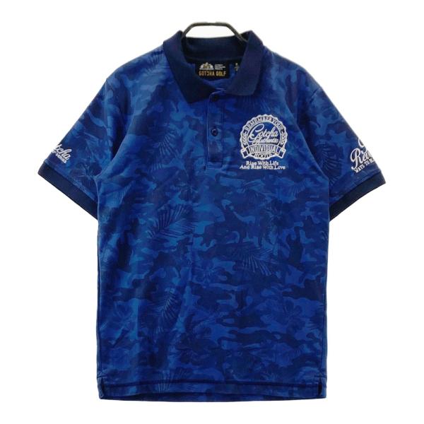 [商品管理番号]240101651055[ブランド]GOTCHA GOLF ガッチャゴルフ[アイテム]半袖ポロシャツ[モデル・品番][表記サイズ]M[実寸]肩幅：40.5cm / 身幅：47cm / 着丈：63cm / 袖丈：21.5cm[...