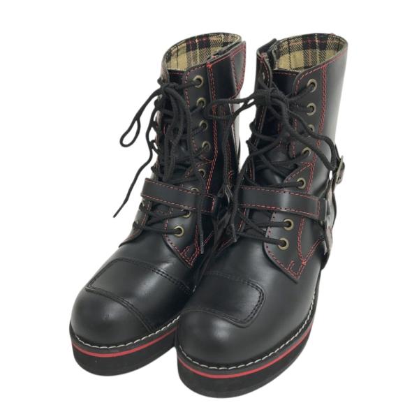 [商品管理番号]240101657248[ブランド]WILD WING ワイルドウィング[アイテム]ファルコン 厚底ライディングブーツ[モデル・品番]WWM-0001[表記サイズ]23.5[実寸]アウトソール全長：28.0cm / アウトソ...