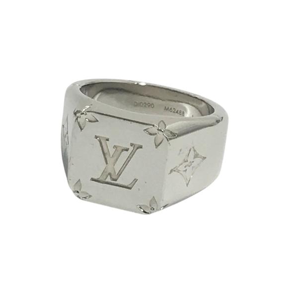 [商品管理番号]240101657481[ブランド]LOUIS VUITTON ルイ ヴィトン[アイテム]シグネットリング[モデル・品番]M62488/DI0290[表記サイズ]L[実寸][状態ランク]B[状態]小傷が見受けられます[付属品]