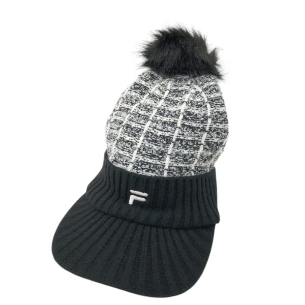 [商品管理番号]240101661200[ブランド]FILA GOLF フィラゴルフ[アイテム]ニットキャップ ボンボン付[モデル・品番][表記サイズ]F[実寸]平置き 頭周り直径：22.5cm / ブリム：7.5cm[状態ランク]N[状態...