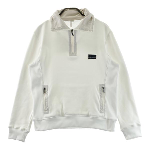 [商品管理番号]240101687811[ブランド]ROCK DUDE ロックデュード[アイテム]ハーフジップ 裏起毛 スウェットトレーナー[モデル・品番][表記サイズ]3[実寸]肩幅：46.5cm / 身幅：50cm / 着丈：62.5c...