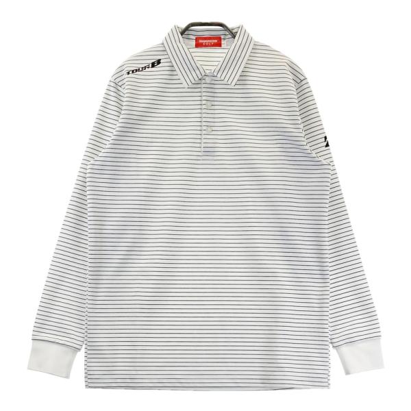 [商品管理番号]240101689006[ブランド]BRIDGESTONE GOLF  ブリヂストンゴルフ[アイテム]長袖ポロシャツ[モデル・品番]TOUR B[表記サイズ]M[実寸]肩幅：42cm / 身幅：51.5cm / 着丈：71c...