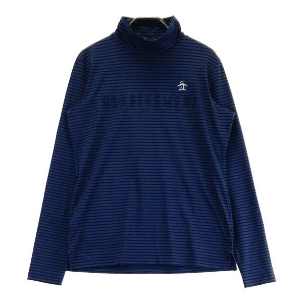 [商品管理番号]240101738856[ブランド]MUNSING WEAR マンシングウェア[アイテム]ハイネック 長袖Tシャツ 3Dロゴ[モデル・品番][表記サイズ]L[実寸]肩幅：37.5cm / 身幅：46.5cm / 着丈：62c...