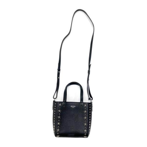 [商品管理番号]240101791448[ブランド]JIMMY CHOO ジミーチュウ[アイテム]2WAY ハンドバッグ スタッズ[モデル・品番]ミニペガシ[表記サイズ][実寸]縦：17.5cm / 横(底)：17.0cm / マチ：8.0...