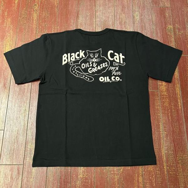 ATTRACTIONS（アトラクションズ）×MASA SCULPLot.AM0001 Black Cat Back Print Pocket Tee（バックプリントポケットTシャツ）MASA SCULP氏による、架空のMOTOR OIL C...