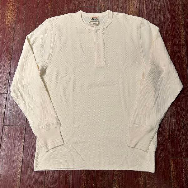 GLADHAND（グラッドハンド）スタンダードワッフルヘンリー L/S Tシャツ GLADHAND-28原綿からこだわったUSAコットンを使用。空紡糸を使用することによりシャリ感を強調しカジュアルに仕上がっています。特徴的な袖リブは再現する...