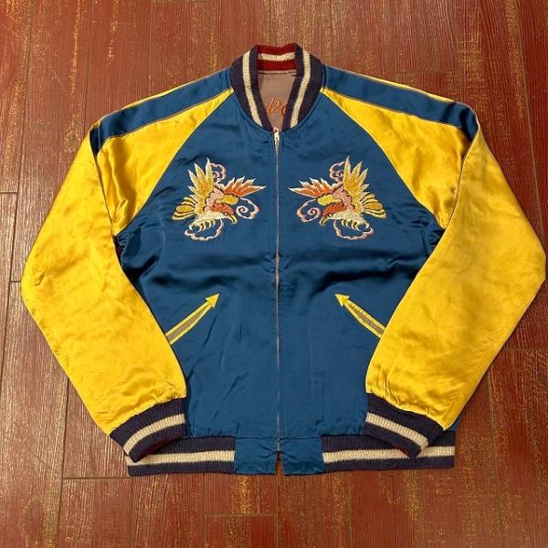 港商　スペシャルエディション　スカジャン　“WHITE DRAGON” × “WHITE DRAGON”　TT15618本作は1950年代前期に作られた非常にレアな「両面とも龍柄」のヴィンテージを復刻したもので、スペシャルエディションに相応...