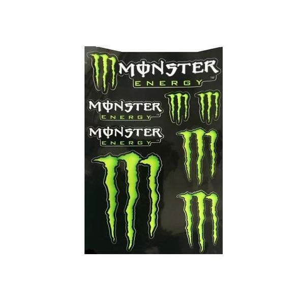 Newカラー登場！！MONSTER ENERGY ステッカー 1 A4サイズエナジードリンクで有名な、モンスターエナジーのデカールが今までより蛍光色に近いカラーにて登場！！DC、FOX、KAWASAKI、シューマッハまでもサポートしているブ...