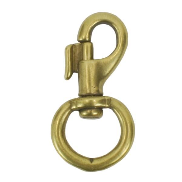 真鍮 鉄砲 ナスカン キーホルダーパーツ真鍮生地そのままの高級感があり質感の良い真鍮鉄砲ナスカン。使い込めば使い込む程に風合も変わる真鍮生地独特のアンティーク調の良さをご堪能ください。工房壱の真鍮キーホルダーのオプションパーツです。お客様が...