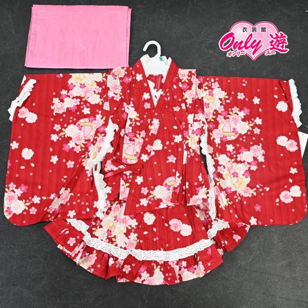 子供用浴衣ドレス/Misayamaサイズ 100cm/95~105cm         110cm/105~115cm　　　120cm/115~125cm綿100％※サイズにより柄の配置に異なりがございます。ご了承ください。※Webページに...